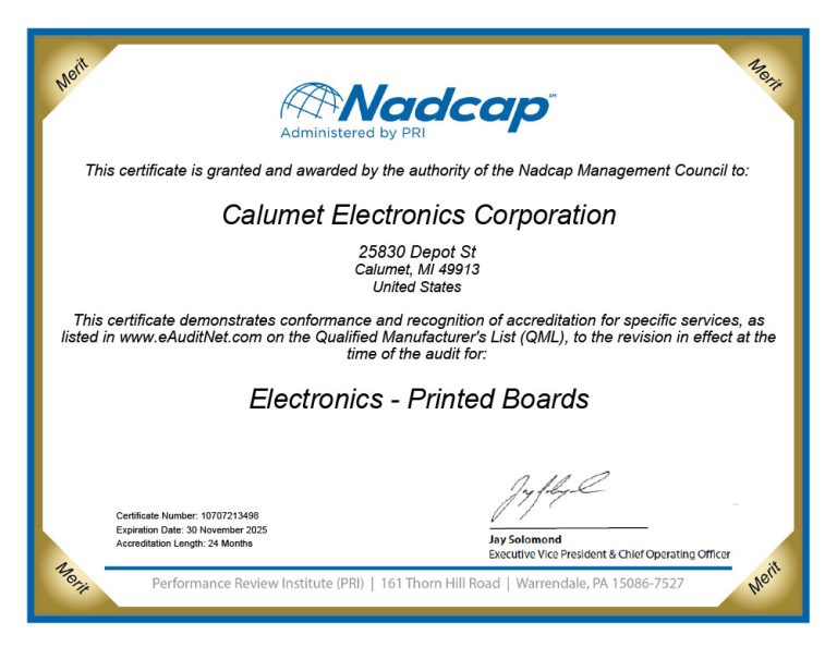 Advanced Capabilities - Calumet Electronics Corporation